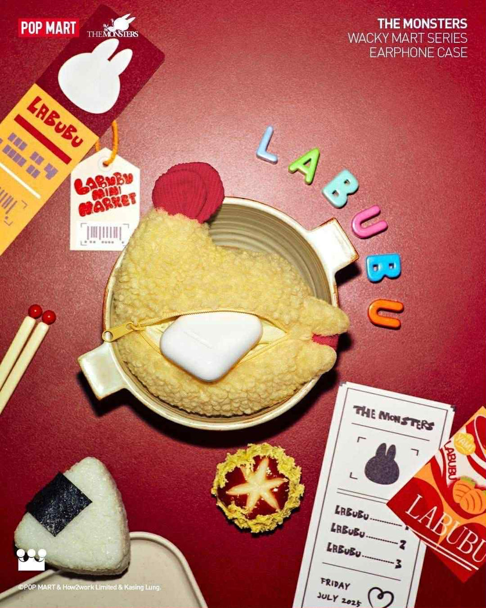 Labubu Shrimp Tempura AirPods Case - Wacky Mart Series – Penny Pen Shop